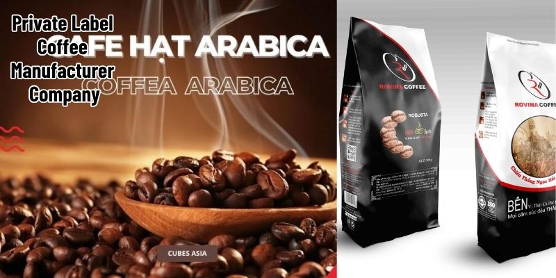 Private label coffee production, custom coffee manufacturing, premium ...